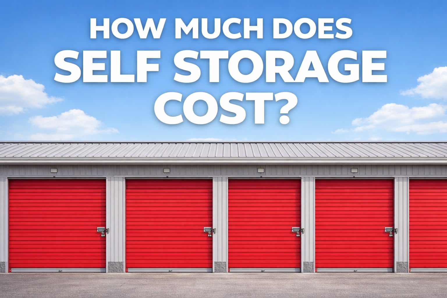 Self Storage Prices (2025): How Much Does Storage Cost Per Month?